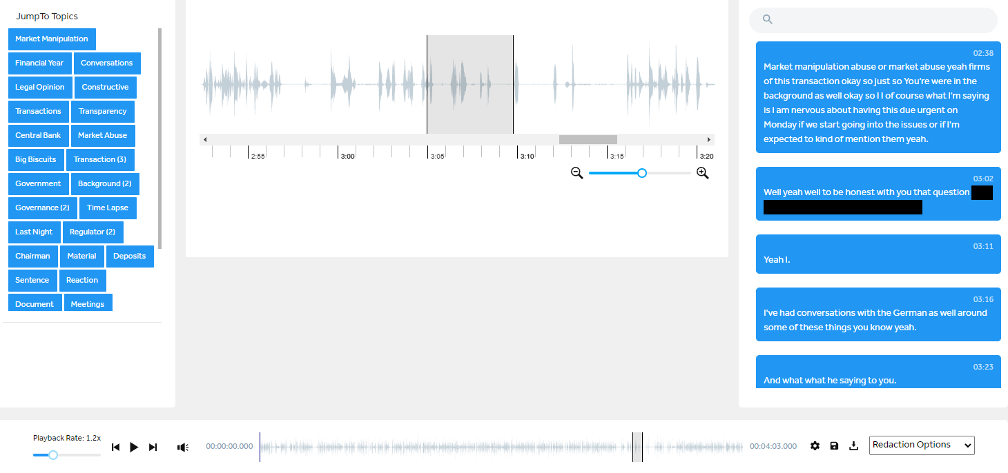 Audio / Video Redactions & DSARs - Relativity