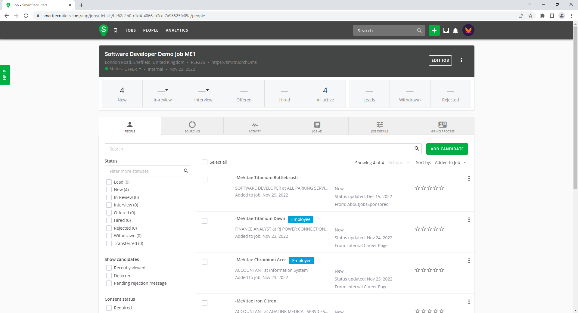 MeVitae - SmartRecruiters