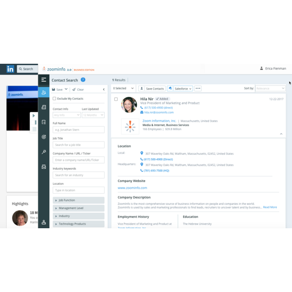 ZoomInfo Integration With Salesloft - Salesloft